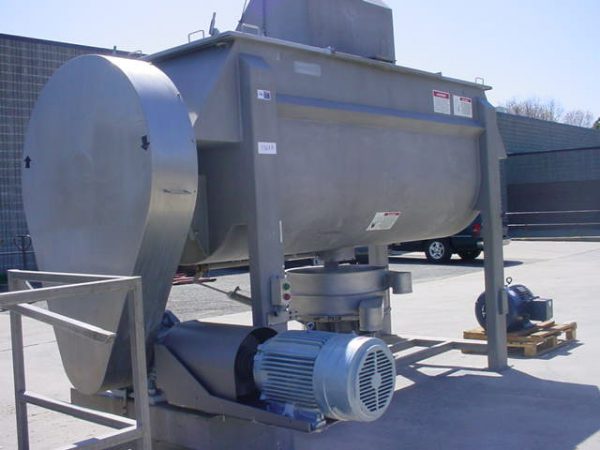 120 CU.FT. AMERICAN PROCESS SYSTEMS STAINLESS STEEL DOUBLE RIBBON ...