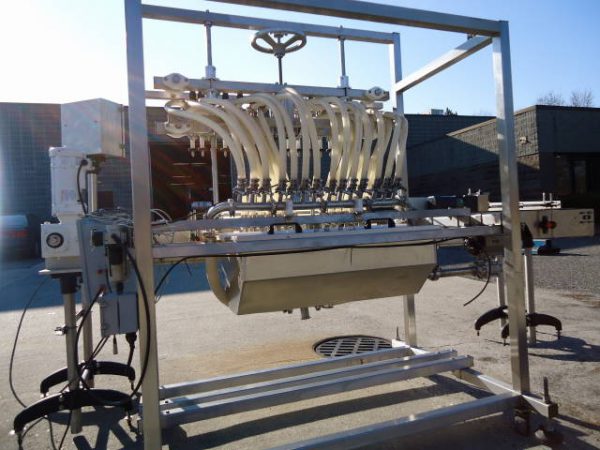 INLINE FILLING SYSTEMS 14 SPOUT AUTOMATIC OVERFLOW LIQUID FILLING ...