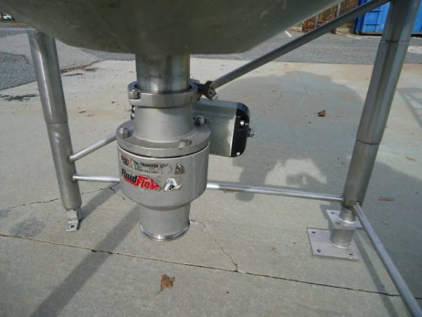 400 GALLON INDUSTRIES DACIER SCRAPER AGITATED CONE JACKETED VESSEL ...