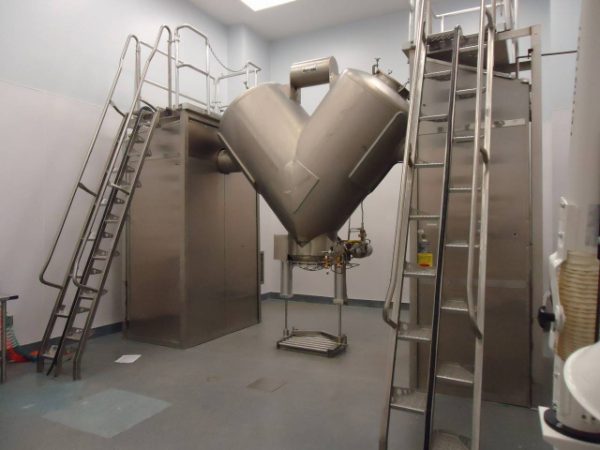 60 Cu.Ft. Gemco Stainless Twin Shell "V"" Blender, With Bar ...