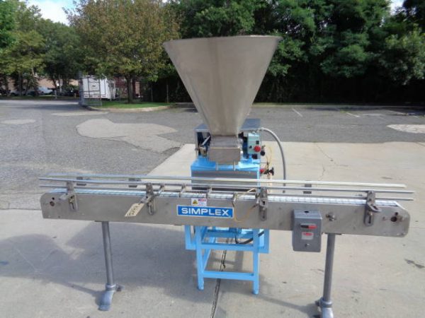Simplex Twin Head Automatic Piston Filler With Indexing Conveyor - Wohl ...