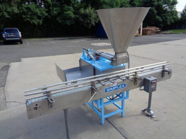 Simplex Twin Head Automatic Piston Filler With Indexing Conveyor - Wohl ...