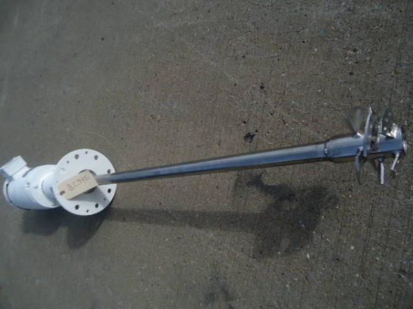 Admix “Rotosolver” 10 HP Mixer, 48 In. Long Stainless Shaft/Head