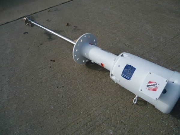 Admix “Rotosolver” 10 HP Mixer, 48 In. Long Stainless Shaft/Head
