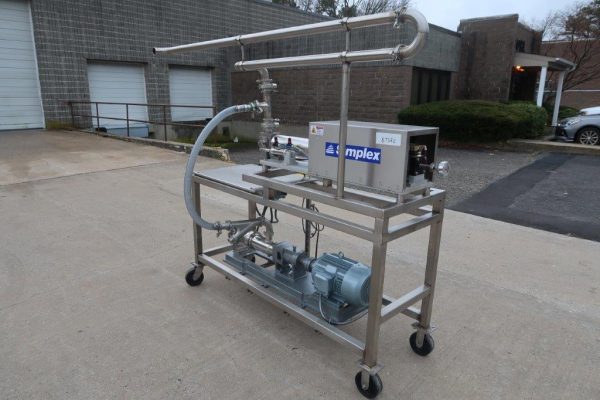Simplex AV-100 Piston Filler with Progressive Cavity Feed Pump ...