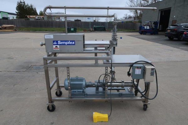 Simplex AV-100 Piston Filler with Progressive Cavity Feed Pump ...