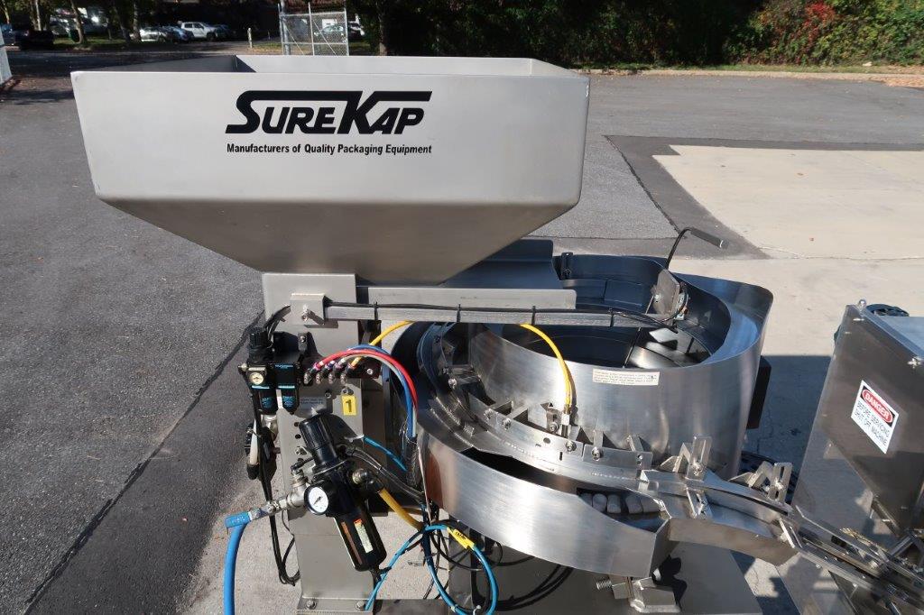 Surekap SK6000-SP Six Spindle SS Capper, XP Motors - Wohl Associates