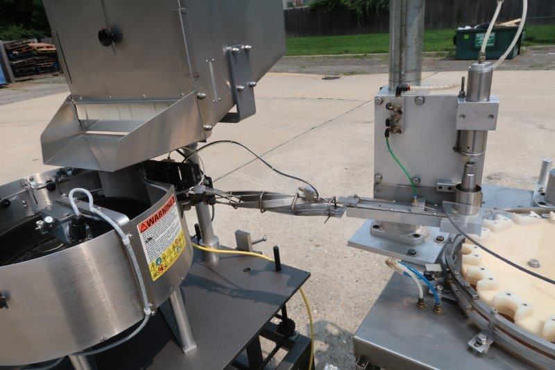 Terco Air Operated Chuck Capper, with Cap Feeder - Wohl Associates