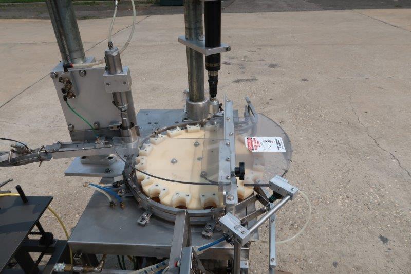 Terco Air Operated Chuck Capper, with Cap Feeder - Wohl Associates